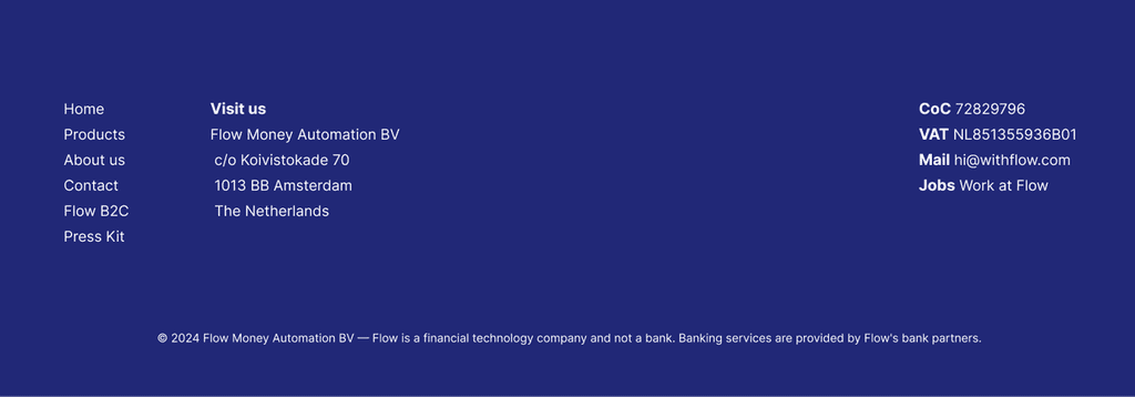 Footer design examples - Web to Figma