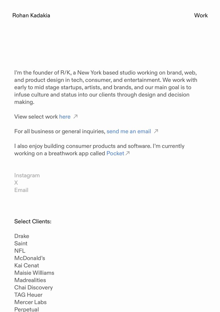 Dead Simple Sites — Minimal Website Inspiration