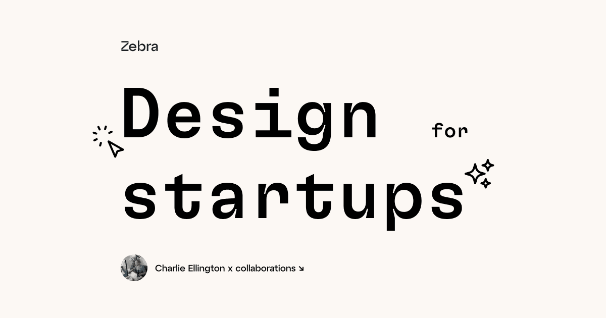 Zebra Startup Design - Product and Branding by Charlie Ellington