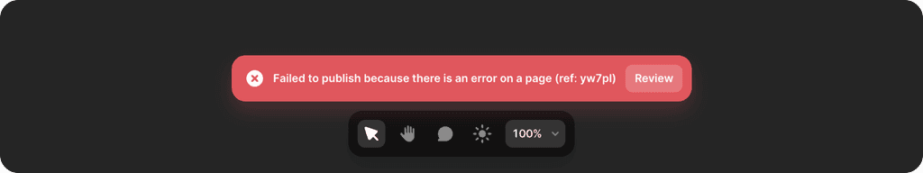 How to debug a publish or optimization warning — Framer Help