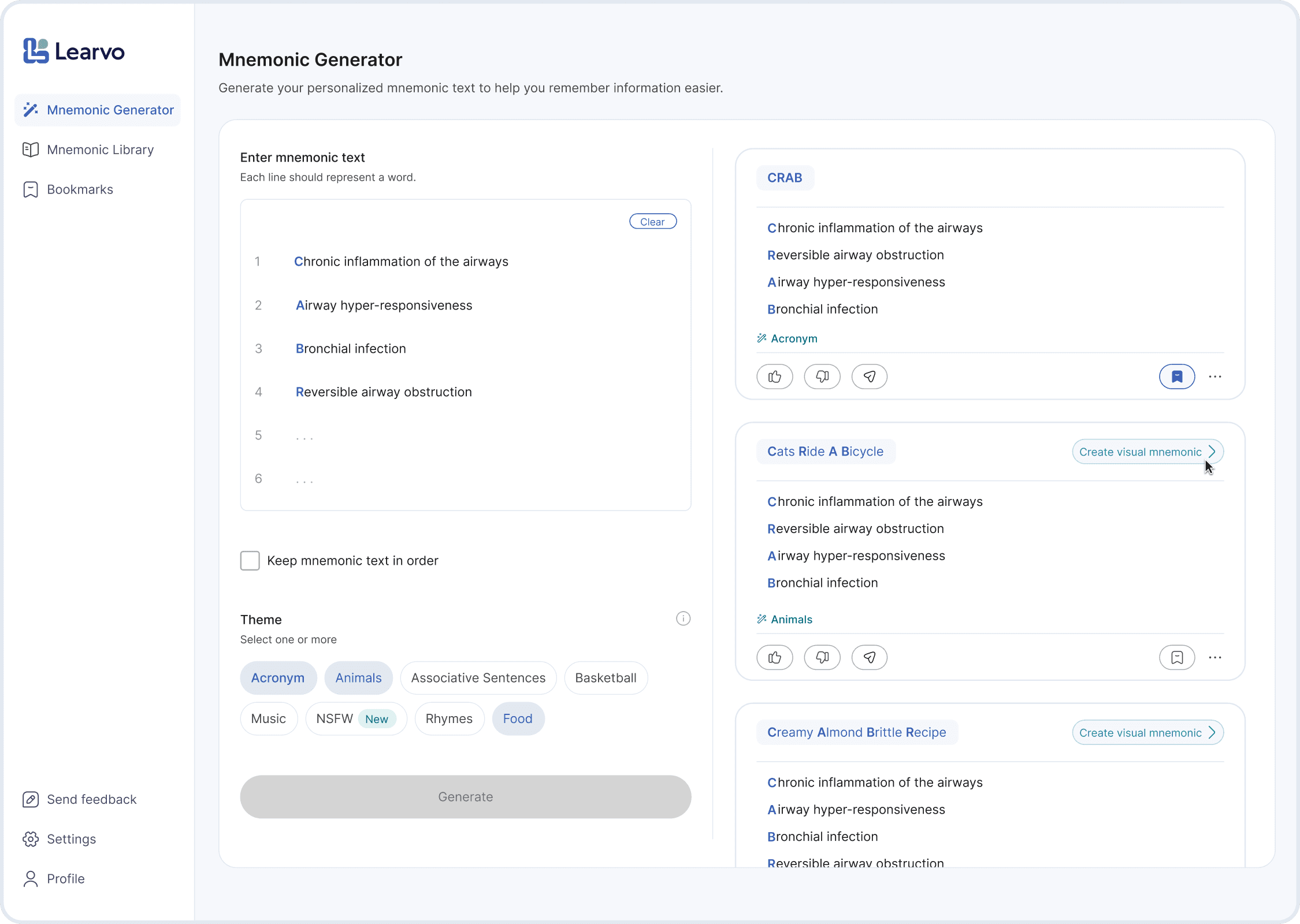 Learvo — Memorize Anything