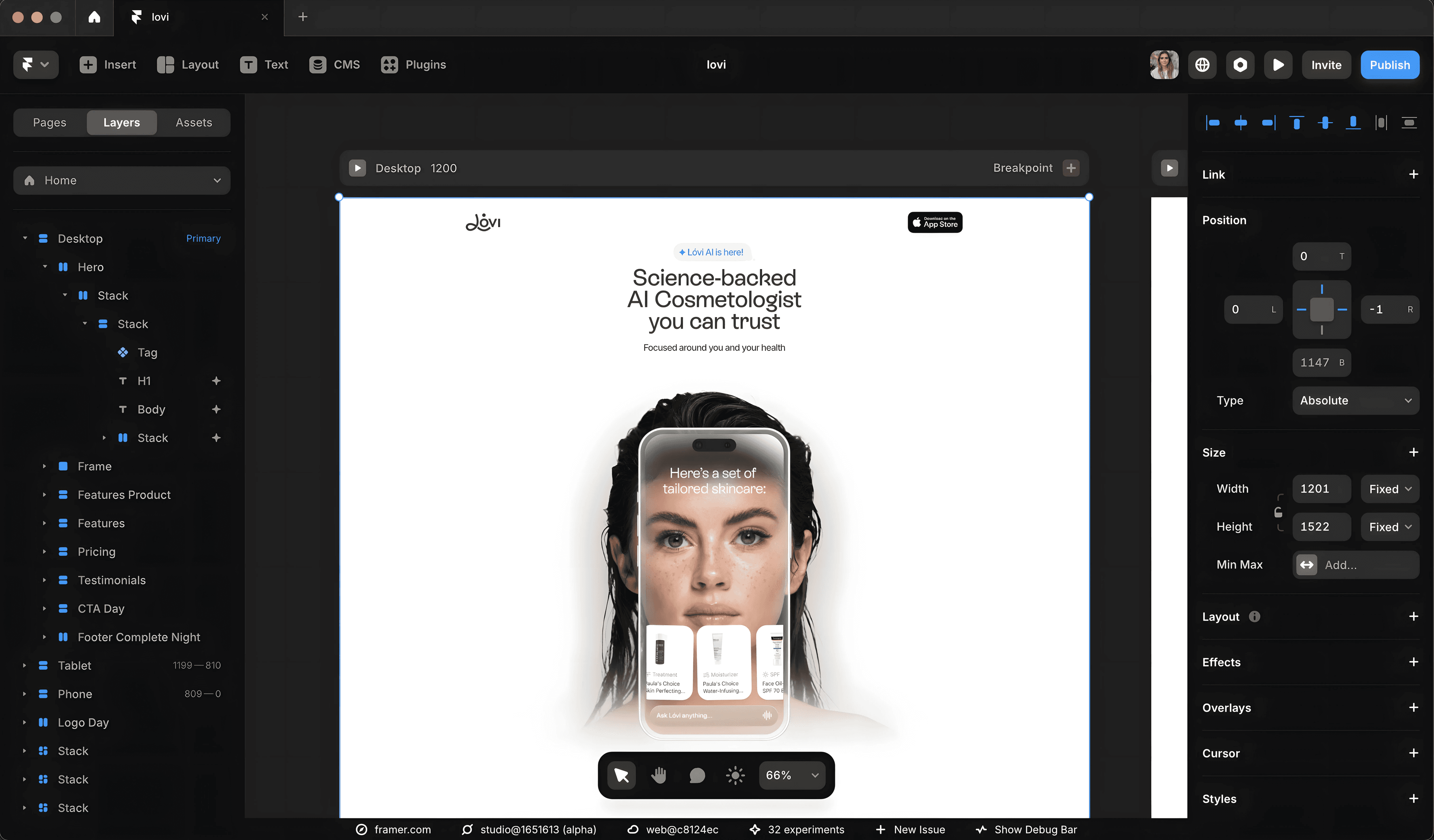 Framer: Website Builder — Create a website without coding