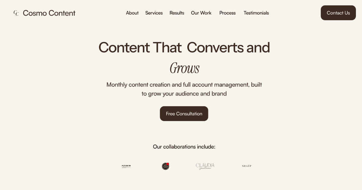 Cosmo Content | Social Media Marketing