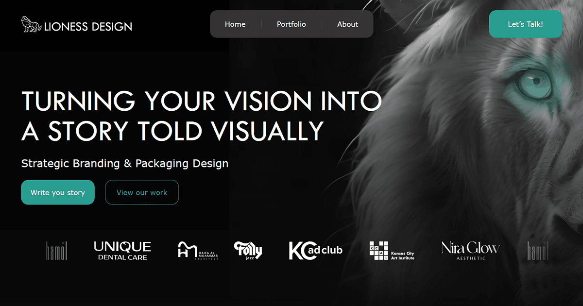 Lioness Design By Dania Kheder