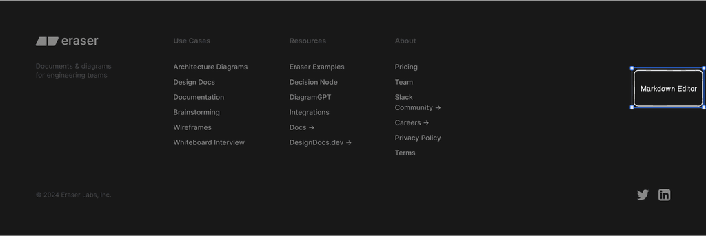 Footer design examples - Web to Figma
