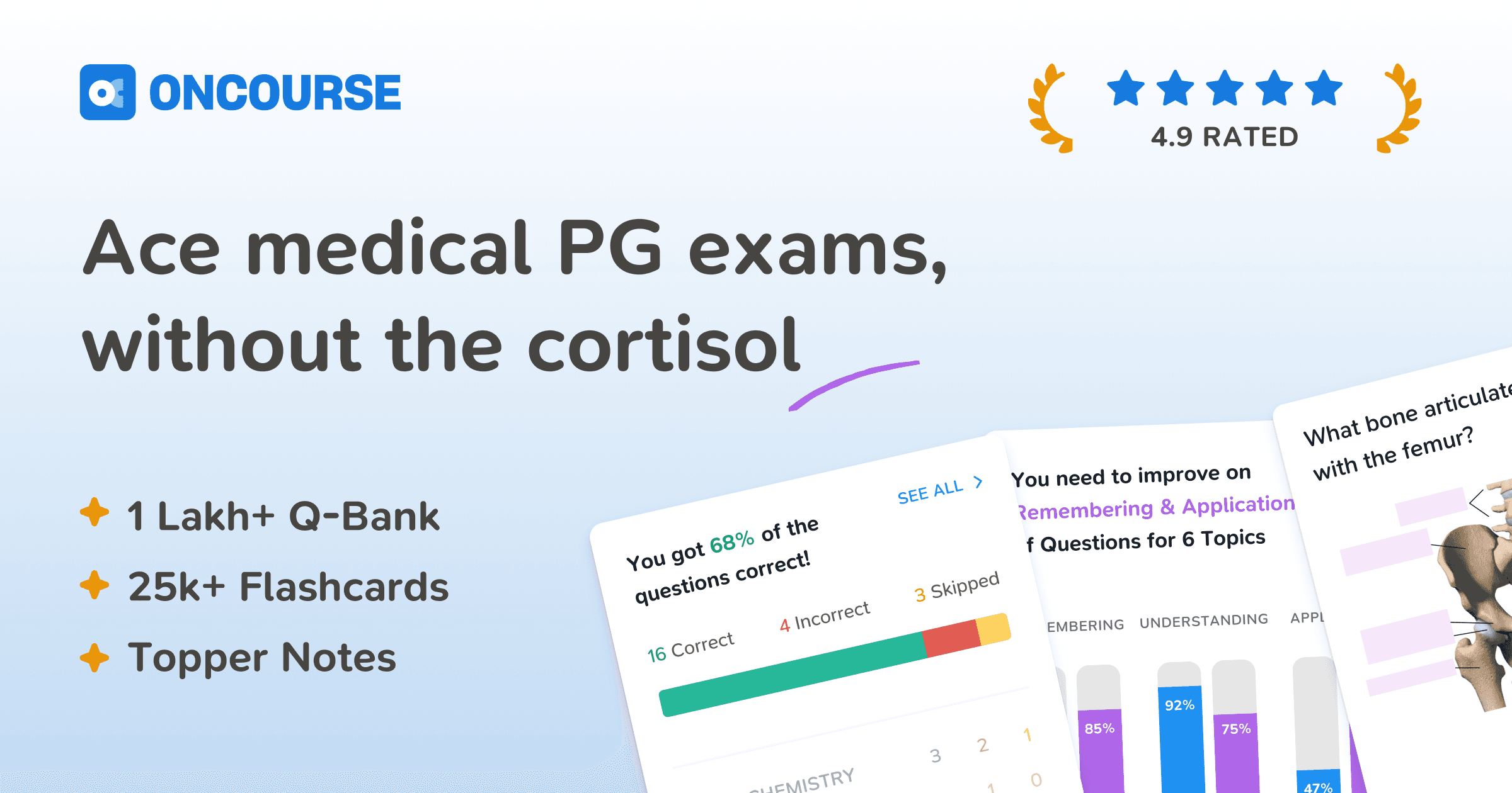 Oncourse AI - NEET-PG, NeXT, INI-CET, USMLE, FMGE