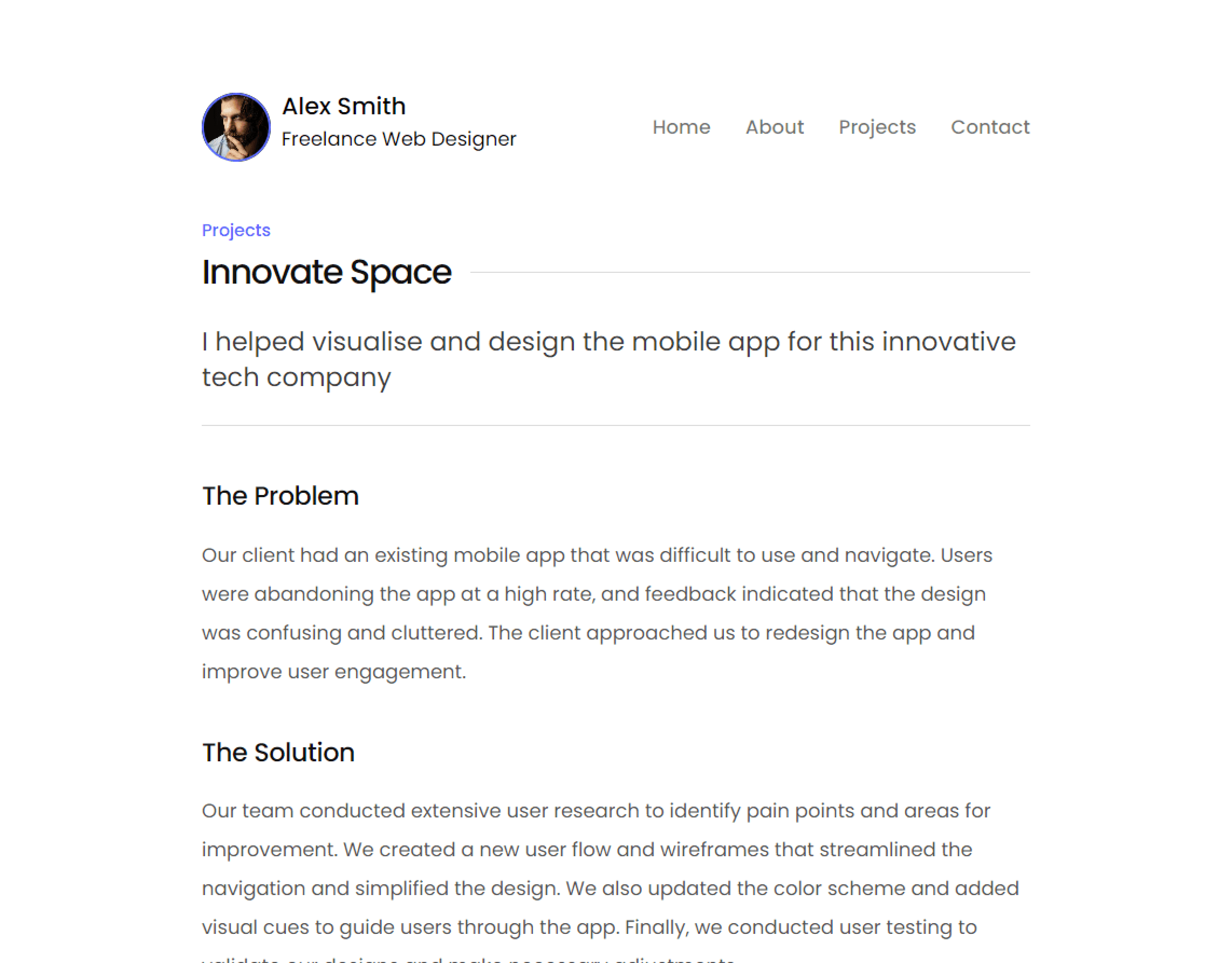 Your Space Personal Portfolio Template