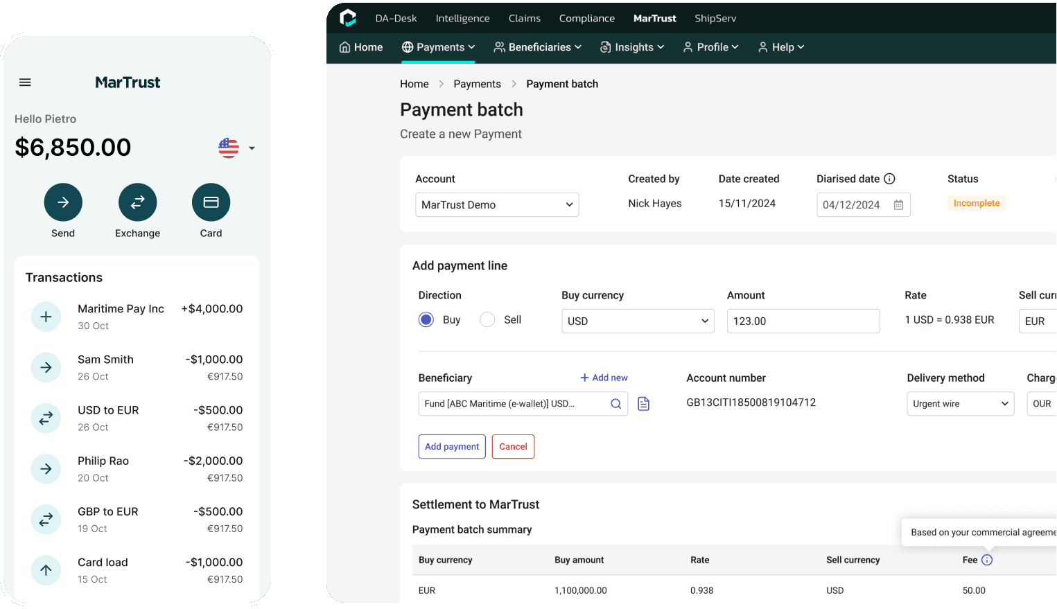 Pay Crew | Marcura | Reliable Maritime Payment Solutions