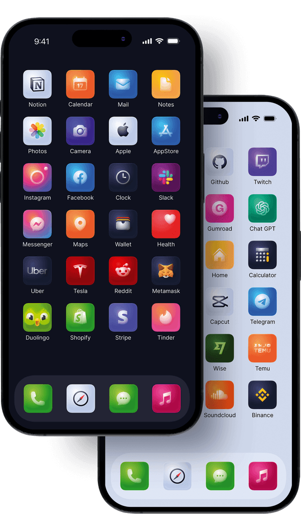 Gradient Neumoprhic Custom App Icons @ Solt Wagner