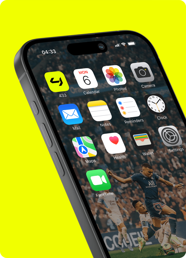 433 Football - App