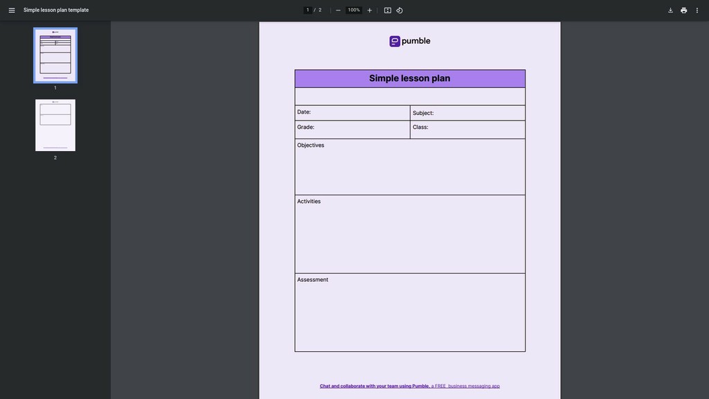 7 Best Lesson Plan Tem Examples for Teachers 2025