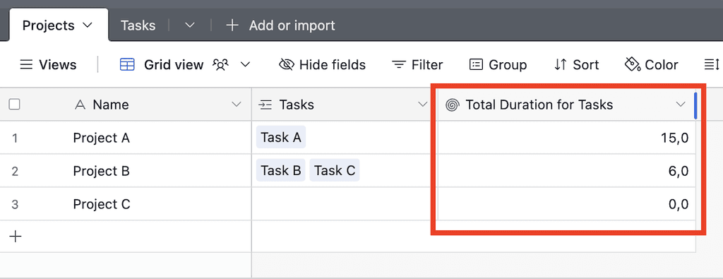 Airtable’s Rollup Field: A Quick Guide - Automatic Nation