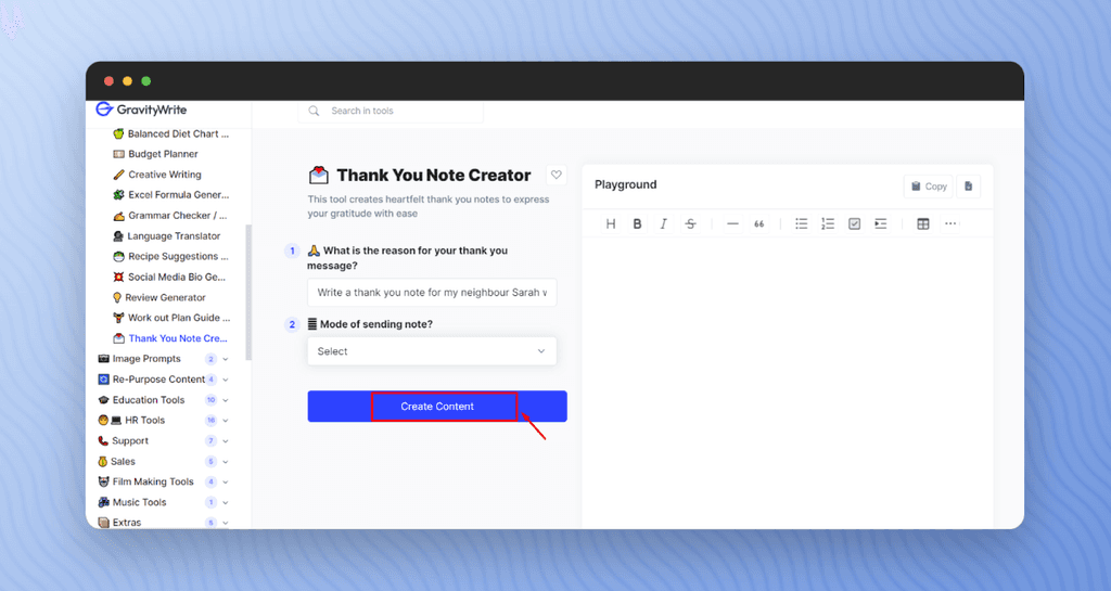 AI Thank You Note Generator: Craft Heartfelt Notes