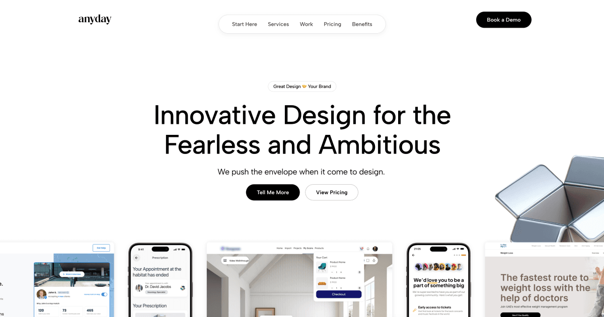 Anyday Design - Subscription Based Design Services For Star-ups and ...