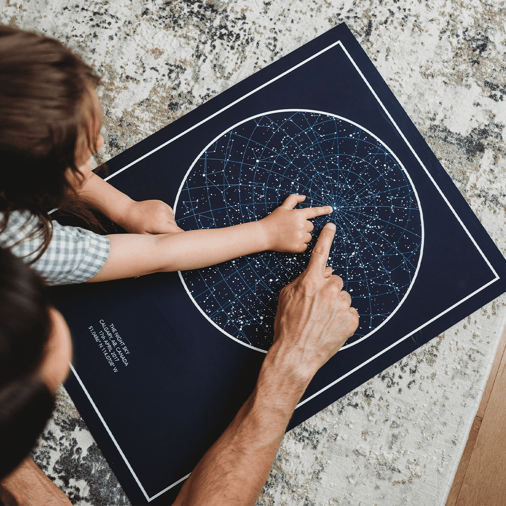 Night Sky Museum Grade Prints - The Night Sky - Custom Star Map