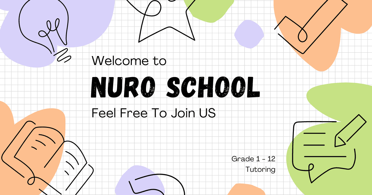 Nuro School, Private tutoring for grades 1 to 12