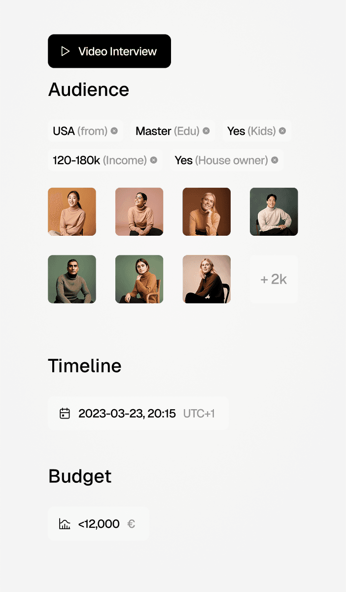 Instant insights from AI-powered conversations