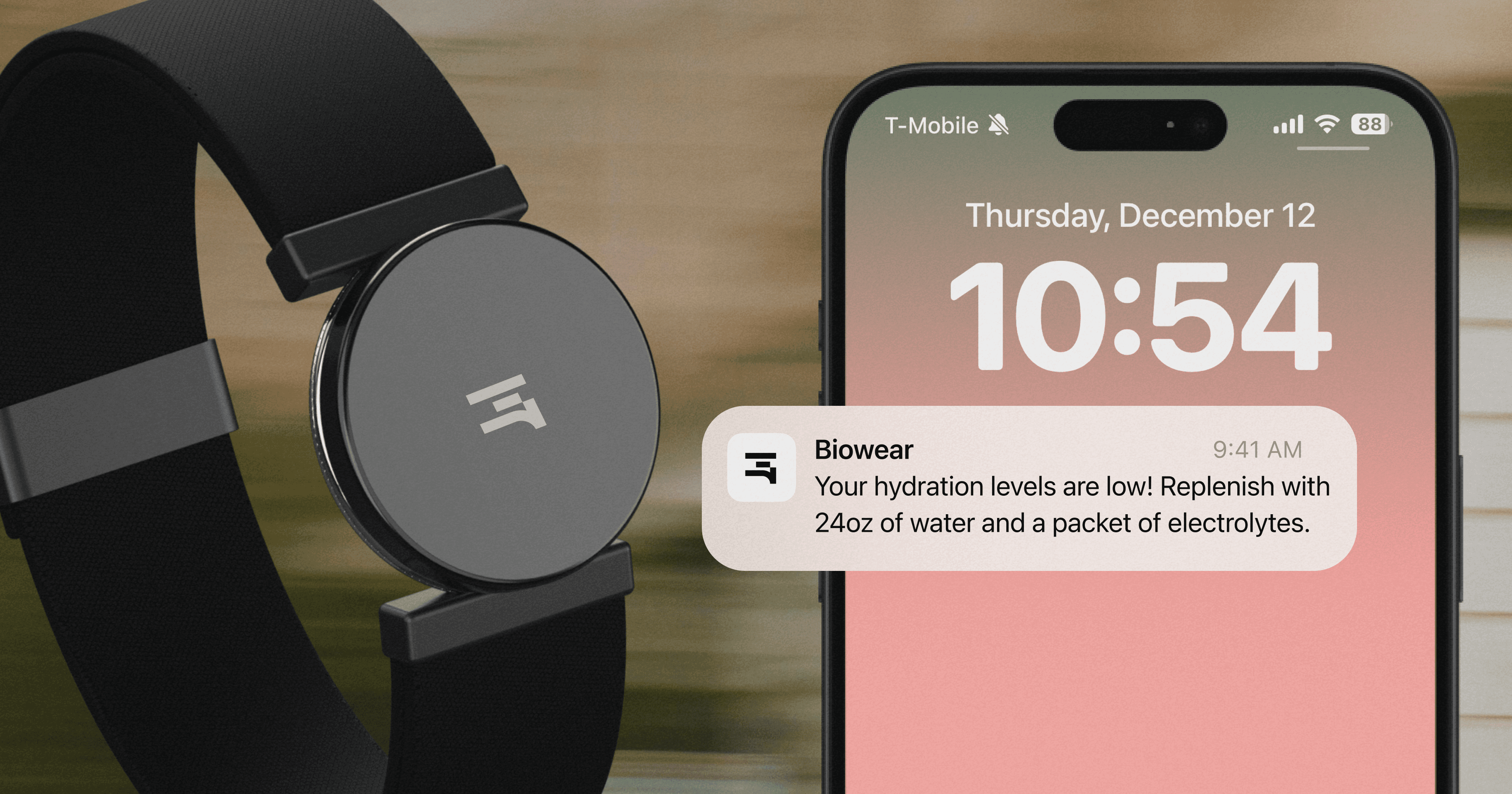 Biowear. Real-Time Health Insights Using Interstitial Fluid.