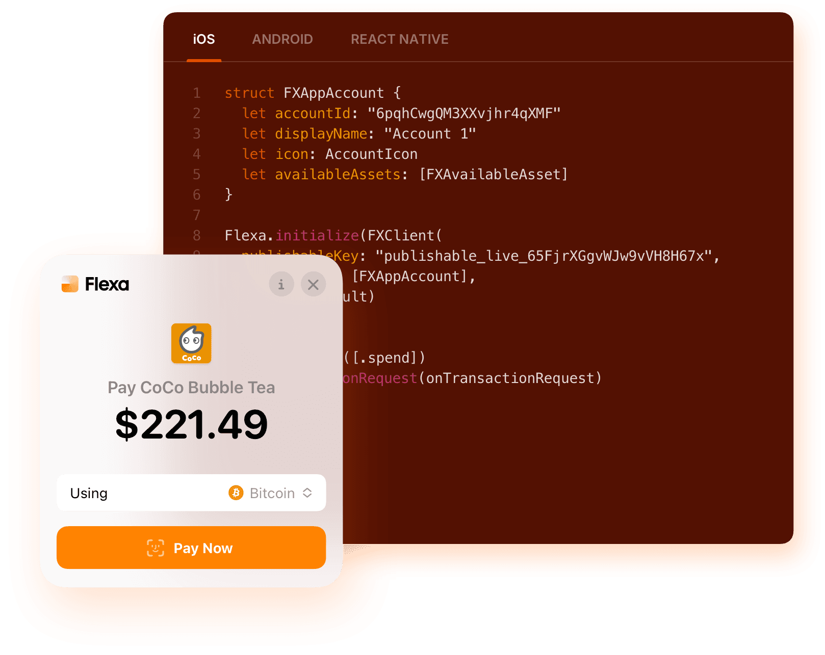 Flexa Components — Embed incredible new use cases