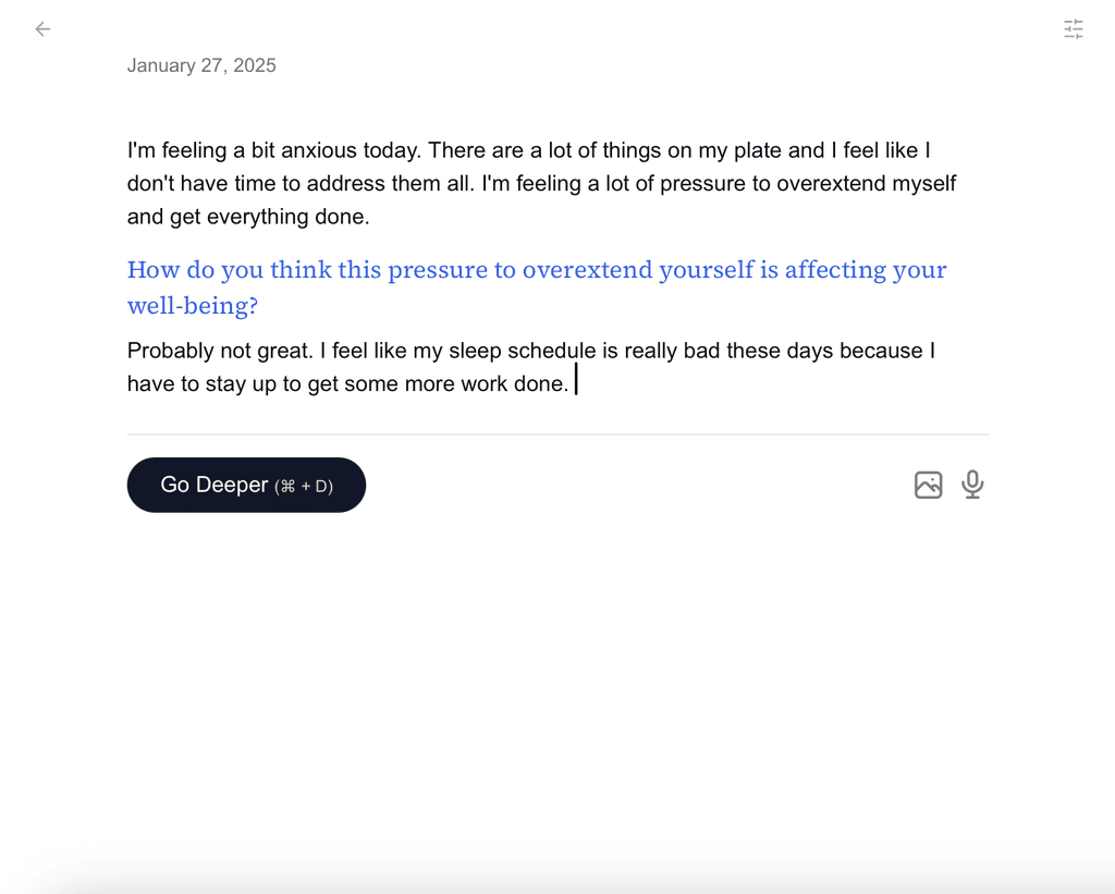 Entries - AI Diary and Journal