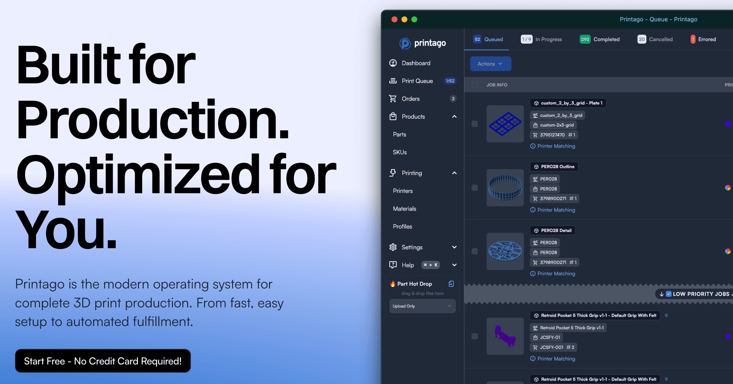 Realtime Dashboard for Your Print Farm - Printago | Smart Automation ...