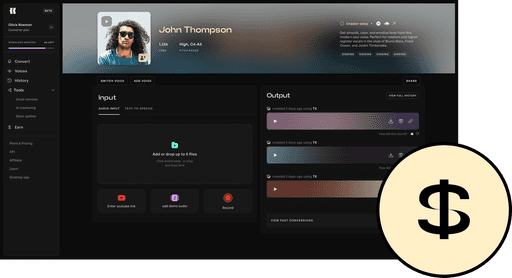 Kits Earn: Monetize Your Voice with AI