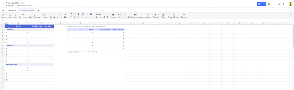 Project Gantt Chart Template | Lark Templates