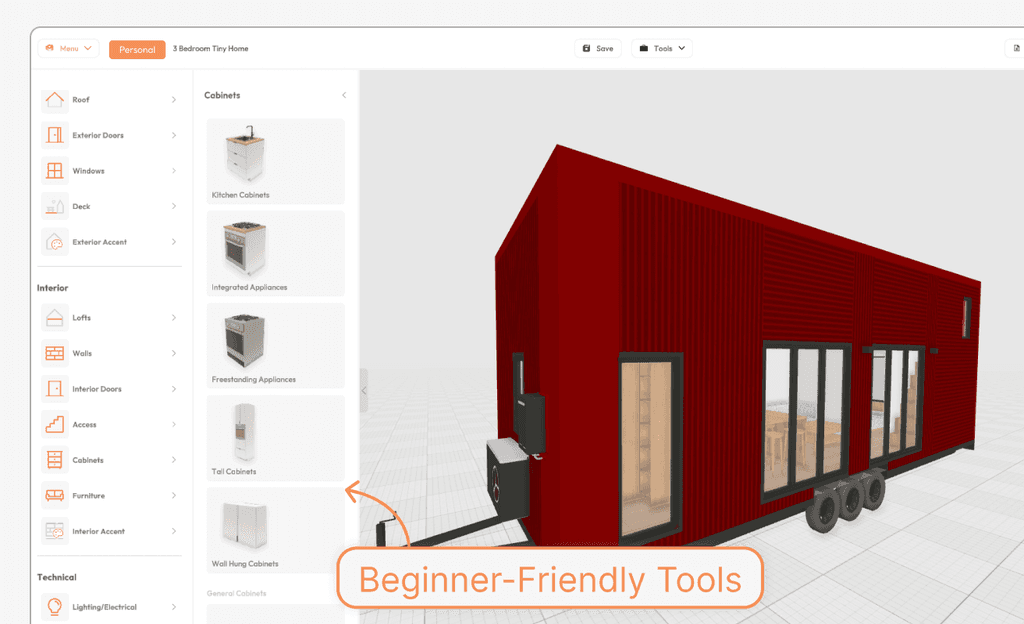Tiny Easy | 3D Tiny House Designer - Personal Projects