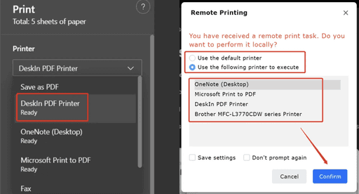 How to Set Up Remote Printing with Remote Desktop, DeskIn