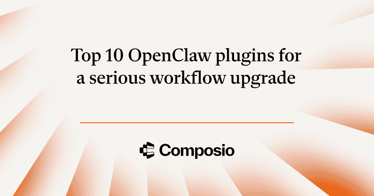 Top 10 OpenClaw Plugins to Give Your Workflow a Serious Upgrade in 2026 ...