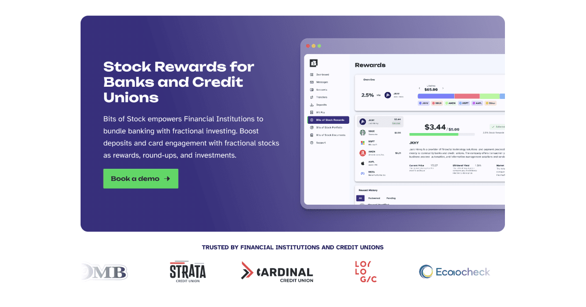 Bits of Stock™: Boost Interchange Revenue with Stock Rewards