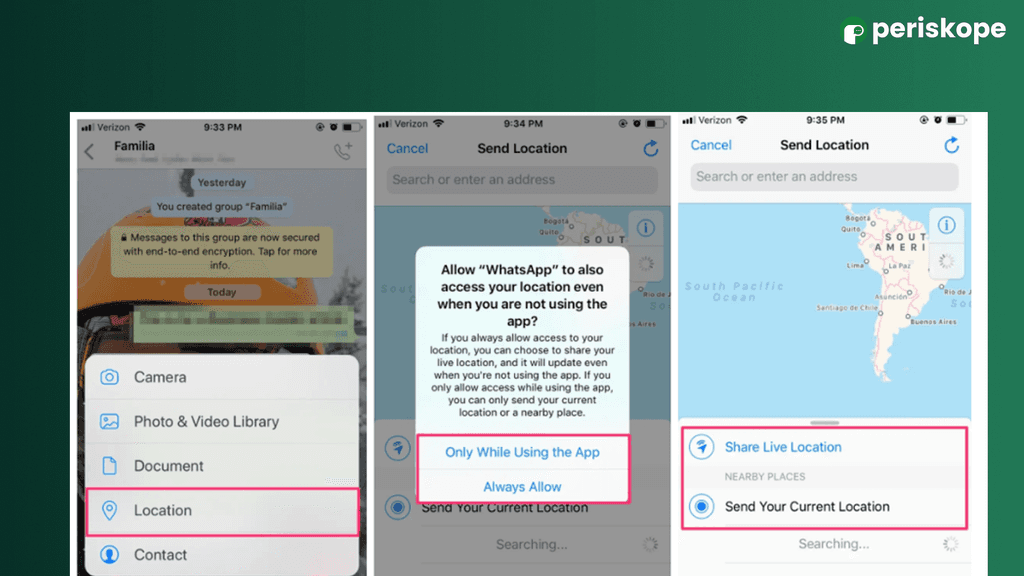 How to Send Live Location on WhatsApp - For Android & iPhone