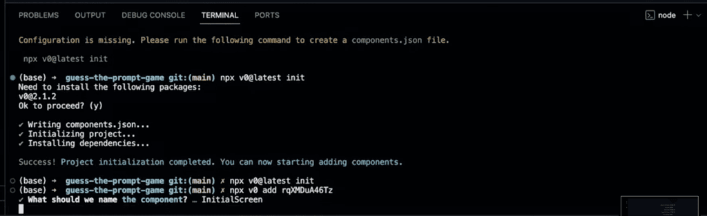 Generative Fullstack: Frontend UI with Vercel v0 and Backend with BuildShip