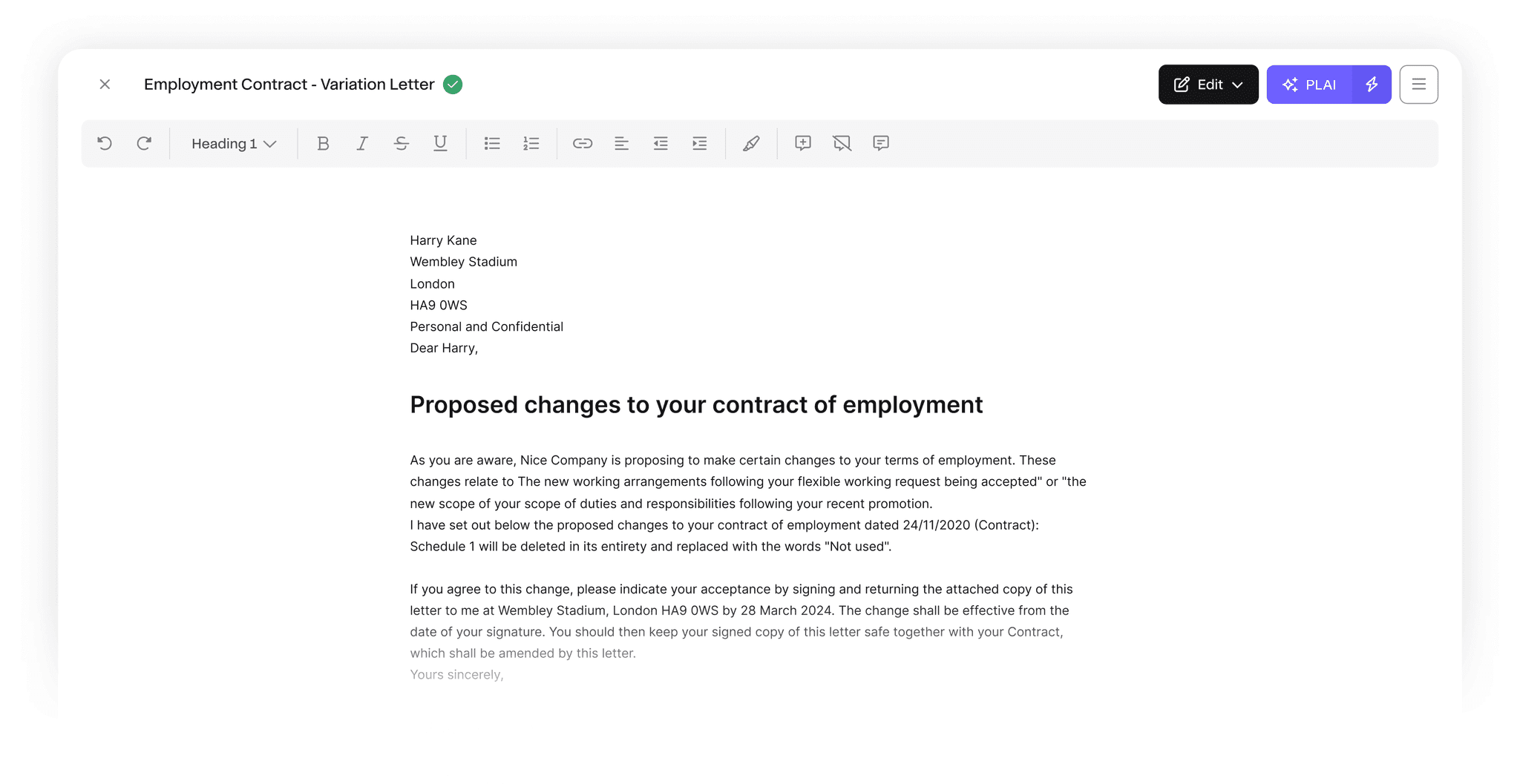 Variation of Contract Agreement Template | How to Amend Contracts