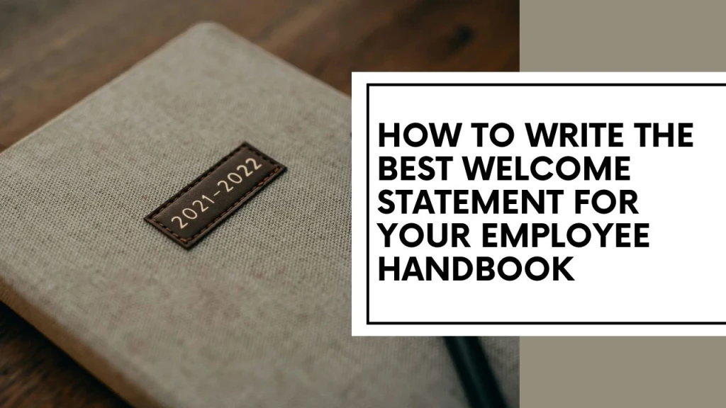 How To Write The Best Welcome Statement For Your Employee Handbook — PerkUp