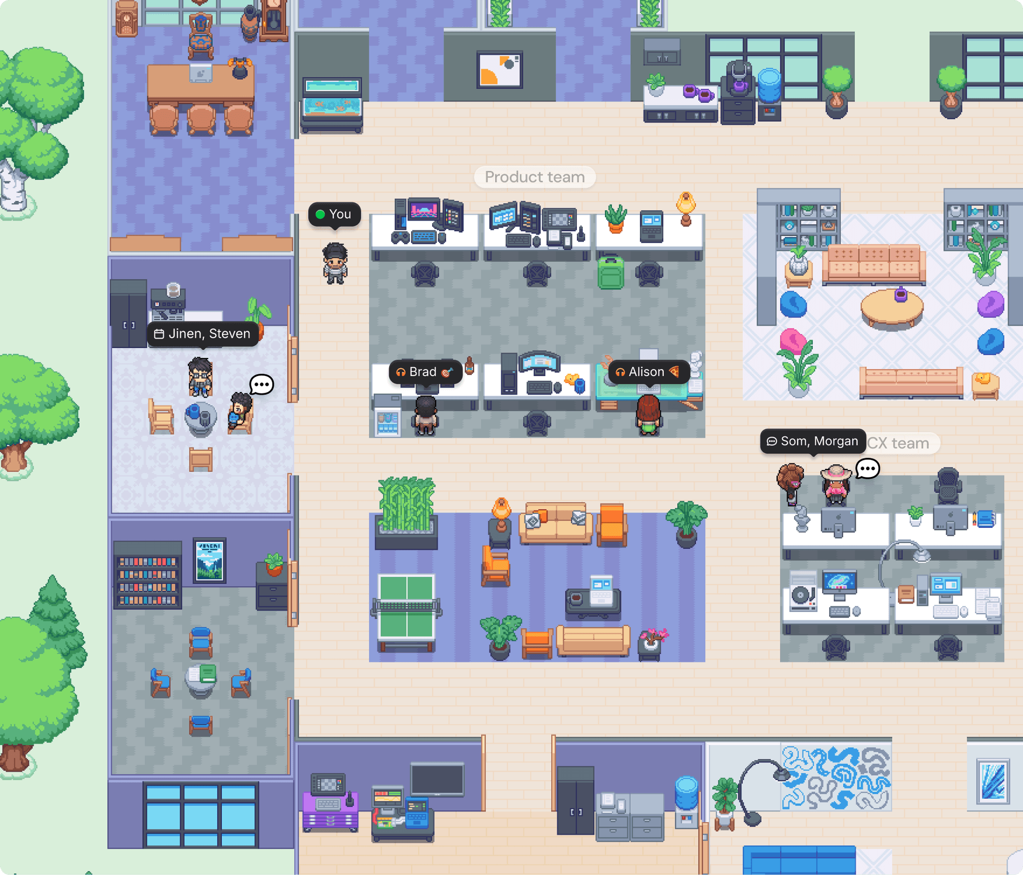 Gather Features | Virtual Workspace for Remote Teams