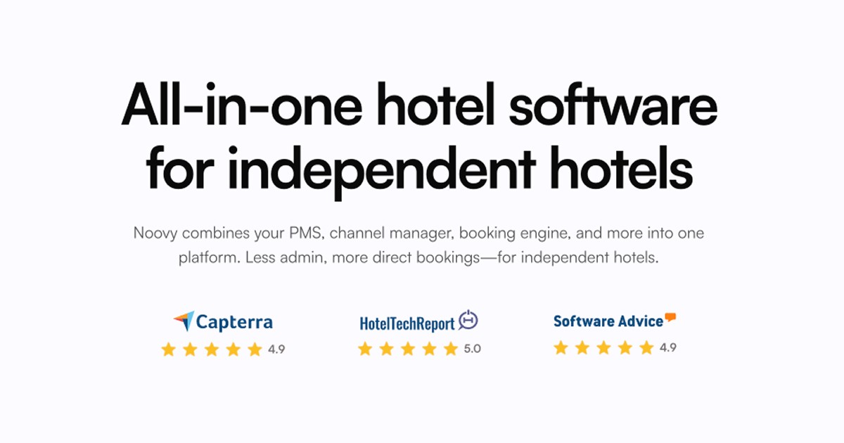 Noovy — Built by Hoteliers, for Independent Hotels