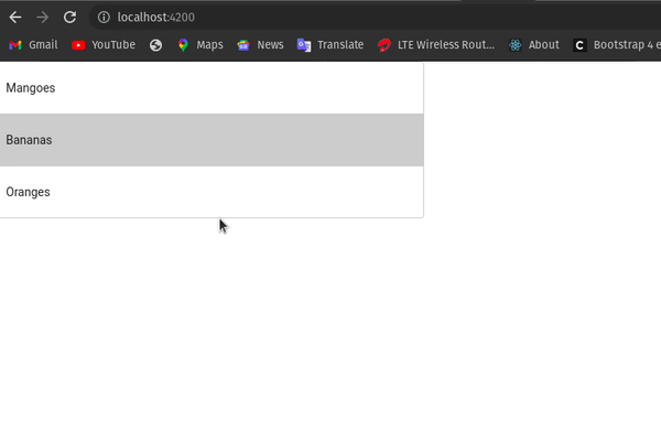 Angular Material CDK with Drag and Drop