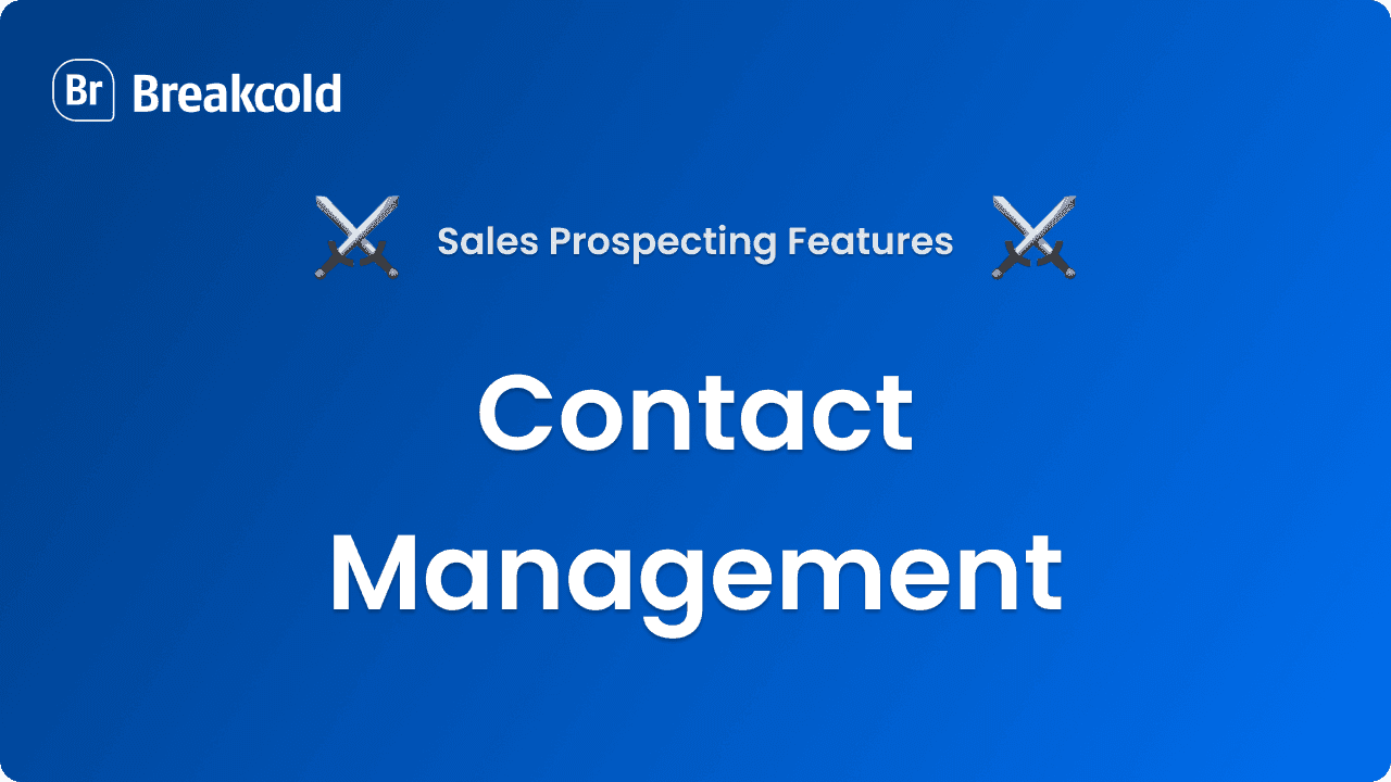 Contact Management Software [CRM]
