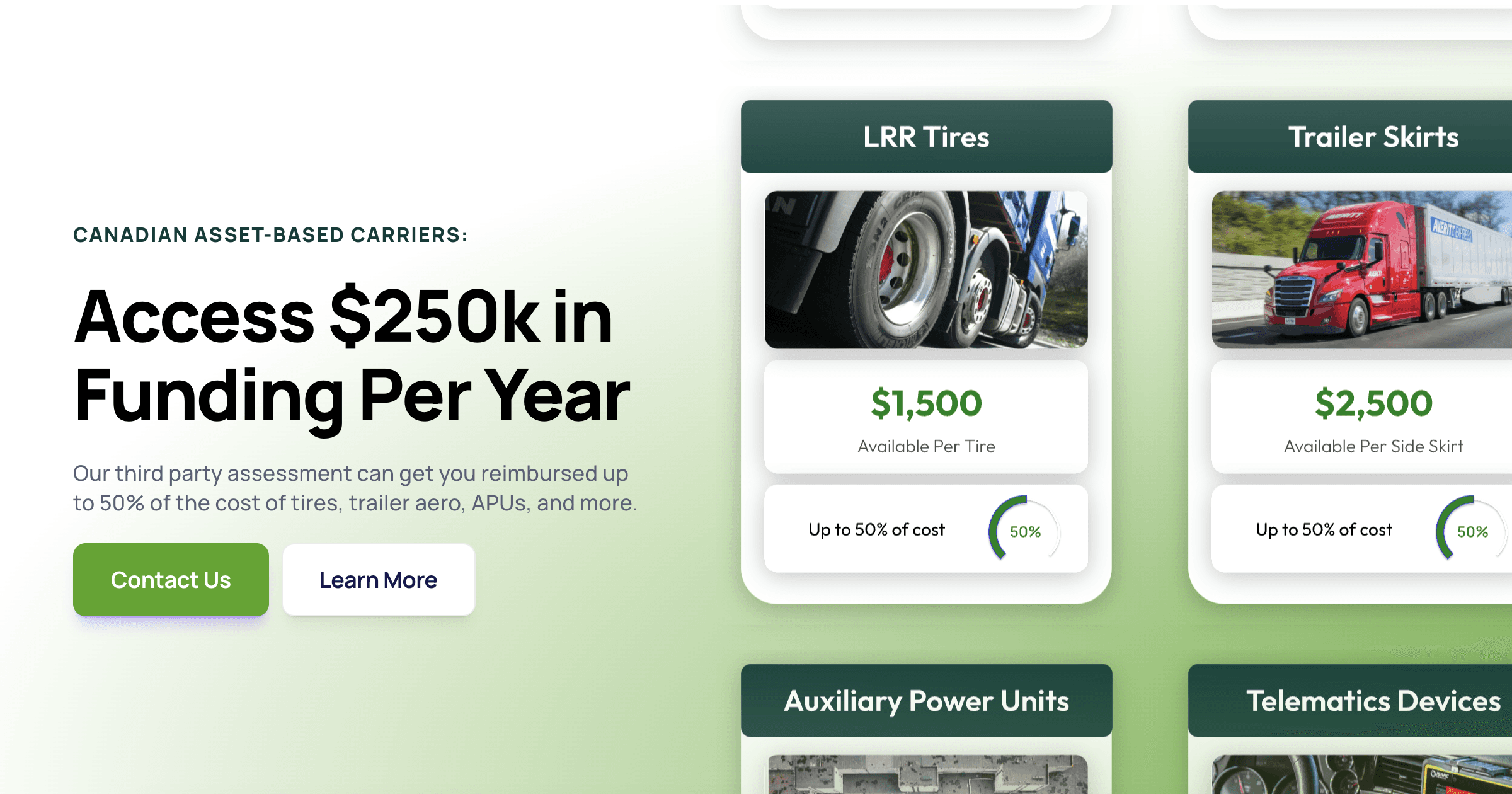 Introduction: The Green Freight Program - Green Freight Assessments
