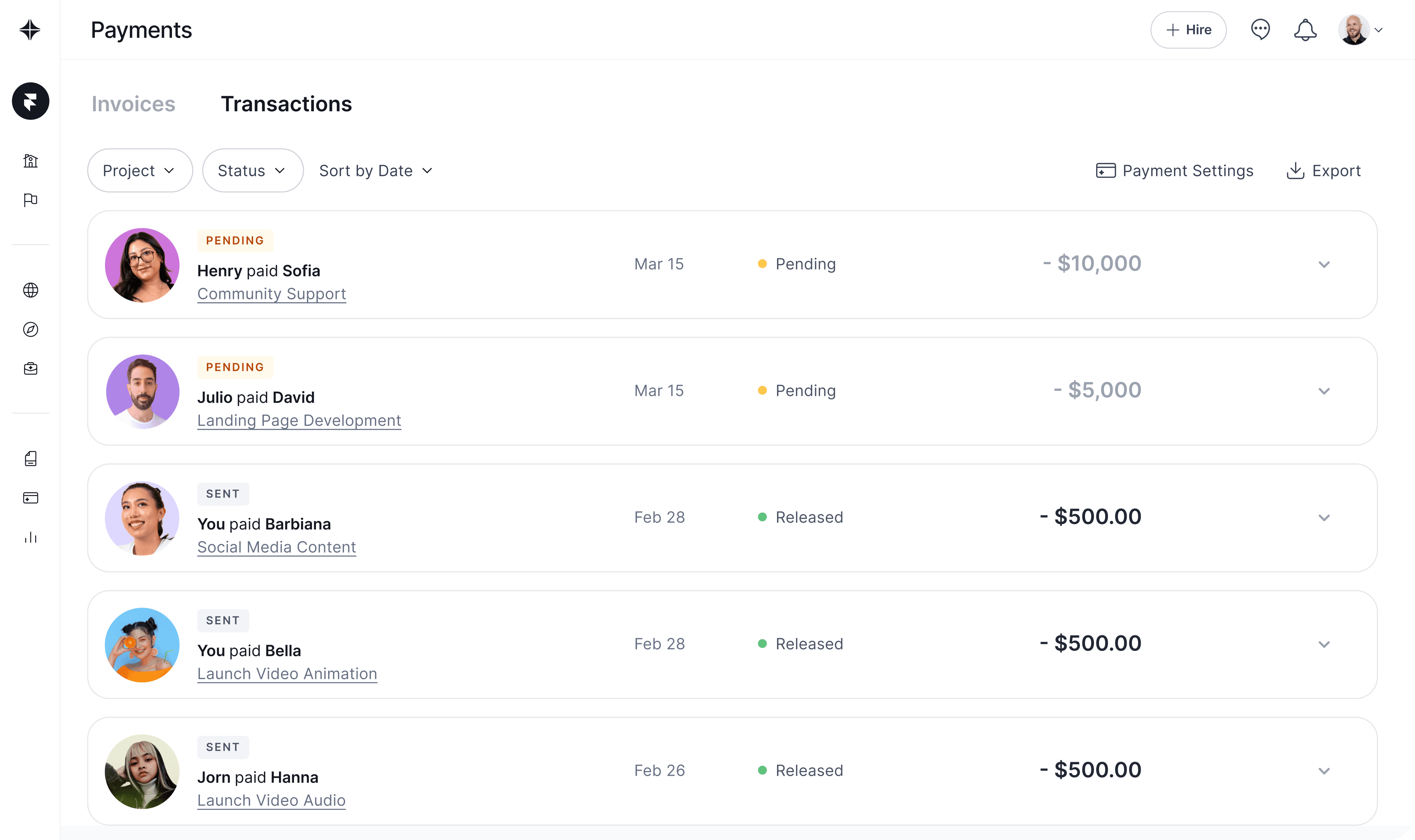 Get paid for freelancing commission-free | Contra