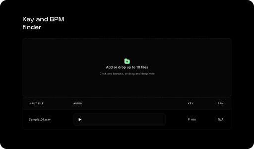Key and BPM Finder | Instantly Find Key and BPM