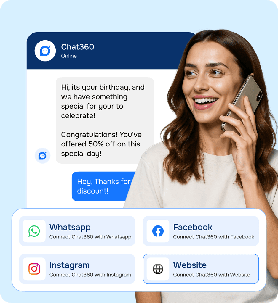 Agentic AI Chatbot for Smarter Website Engagement - Chat360 | Grow Your Business With Ease Using ...