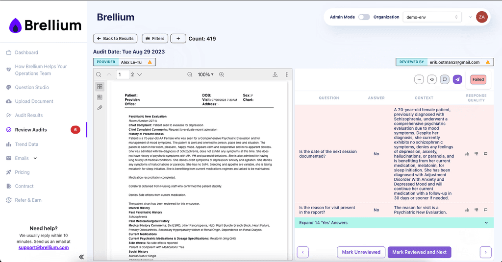 Payor Audit Assistance - Compliant Response to Payor Audits - Brellium