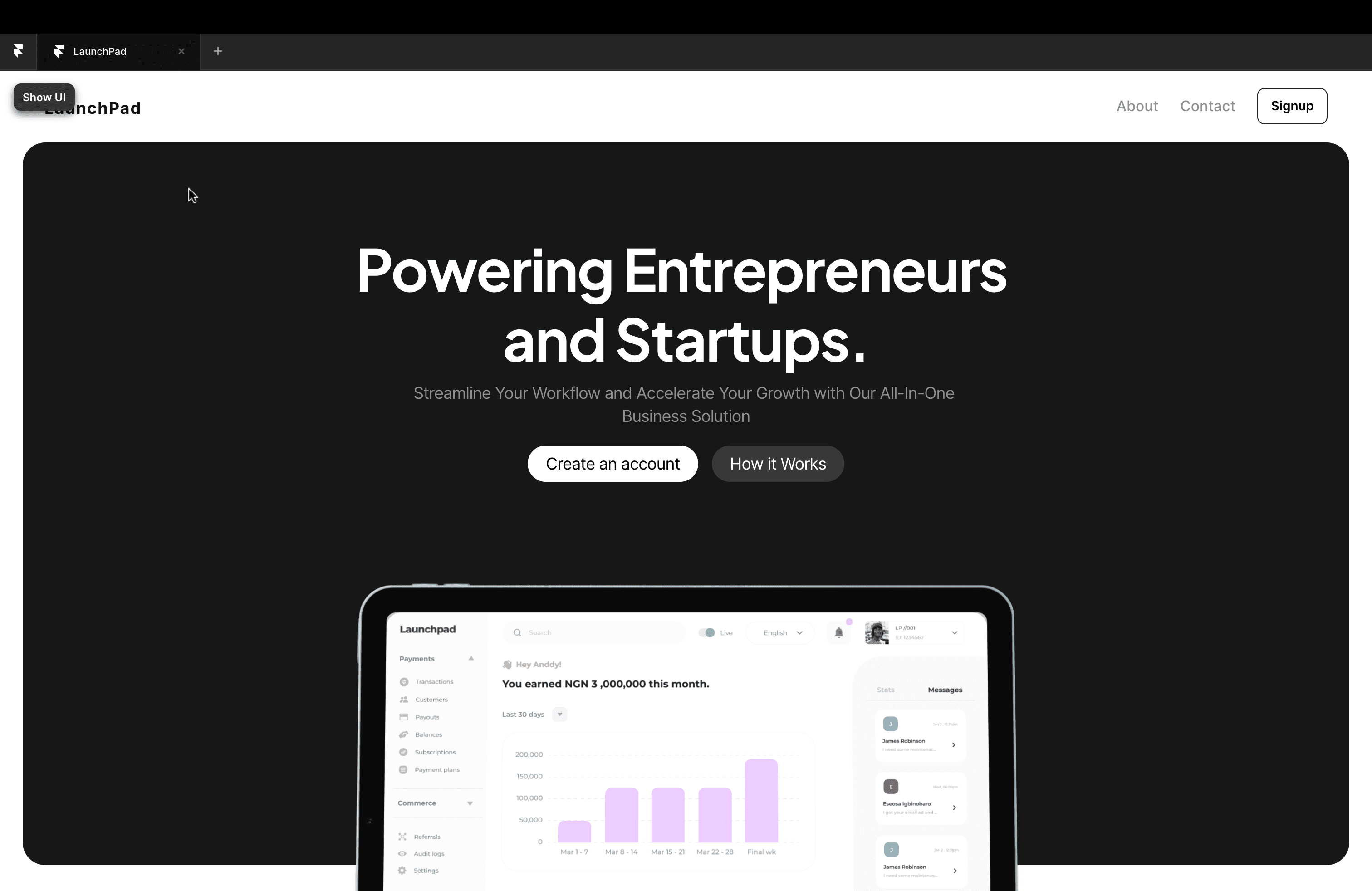 LaunchPad: Product Launcher