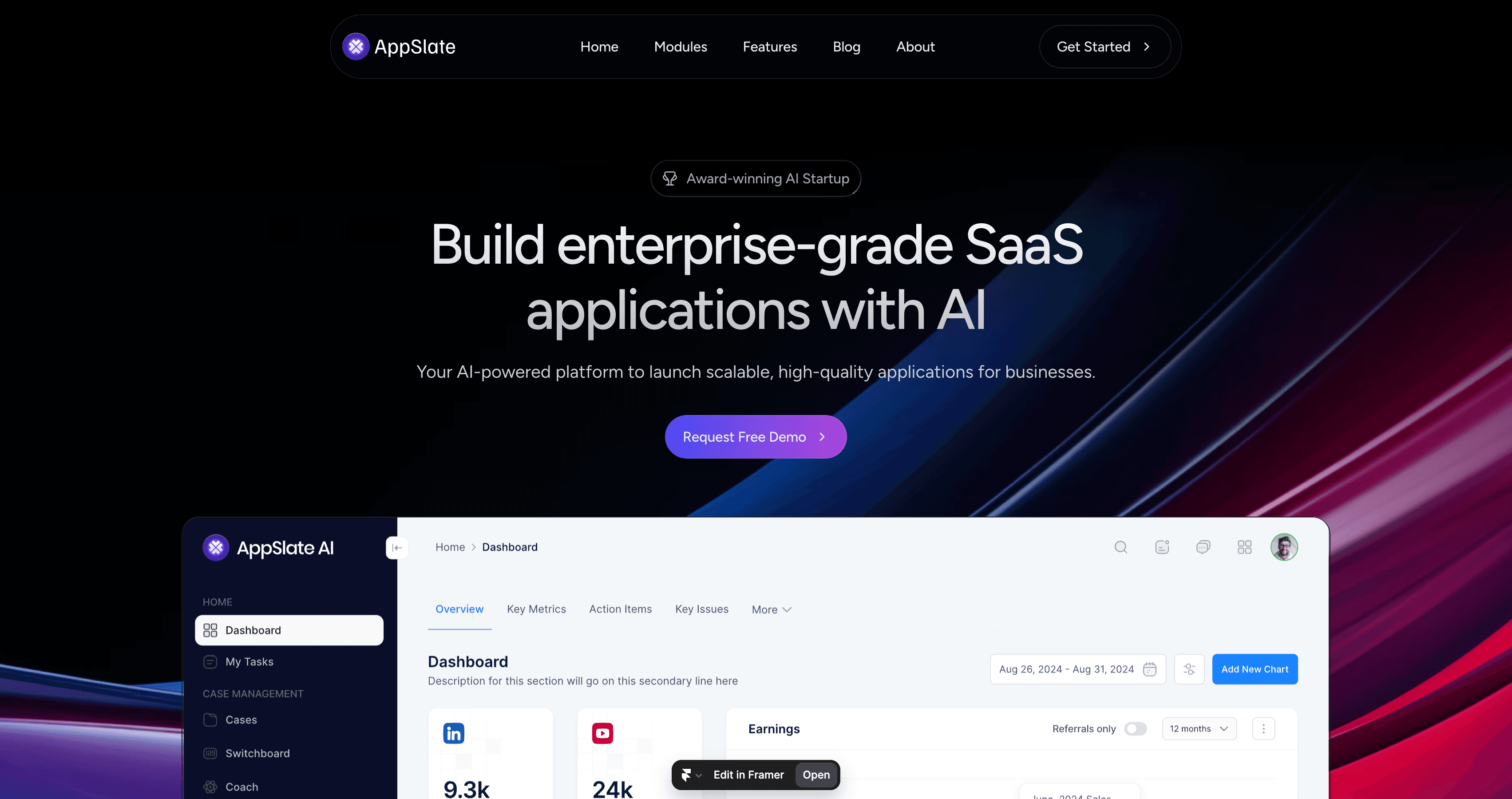 AppSlate AI - Build Scalable, AI-Powered Enterprise SaaS Apps