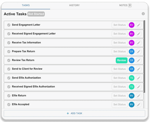 TaxFlow - Tax Workflow Software