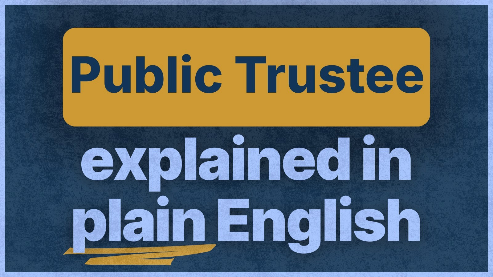 Public Trustee: The Government's Role in Real Estate Deals
