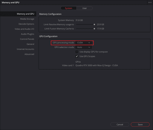 How to Use GPU on DaVinci Resolve Studio 16 | GPU Acceleration Guide