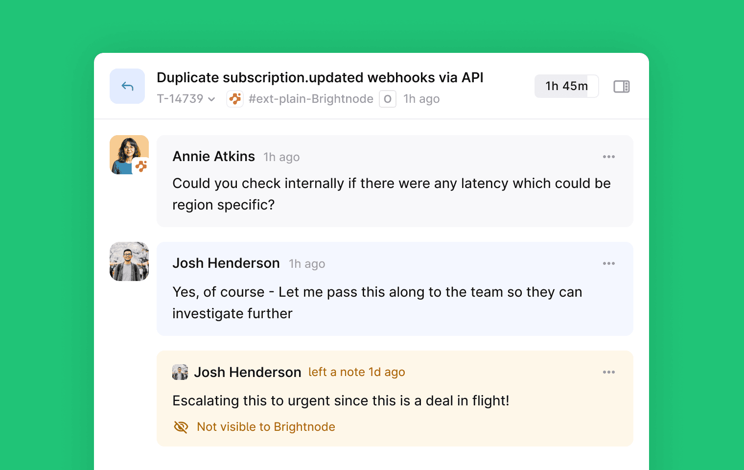 Visual overhaul of the thread view